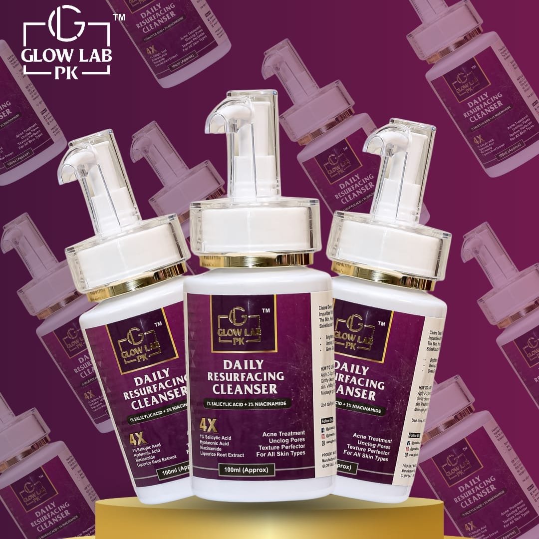 Daily Resurfacing Cleanser. – Glow Lab.pk
