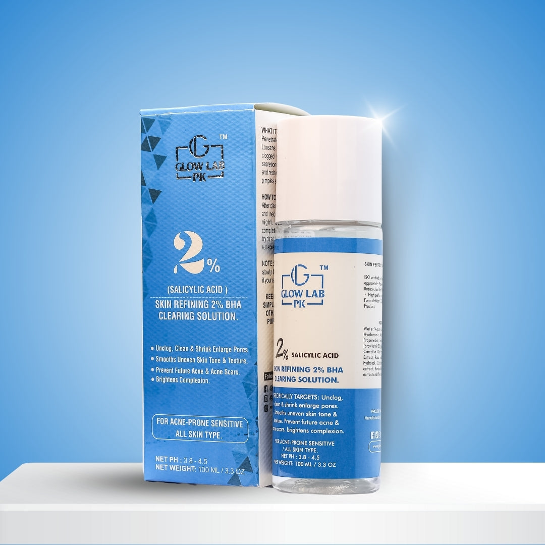 SKIN REFINING 2% BHA (Salicylic Acid) CLEARING SOLUTION. – Glow Lab.pk